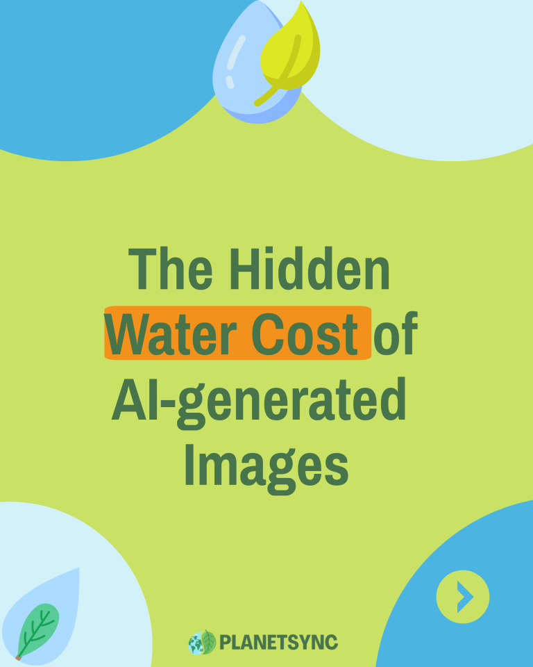 The Hidden Water Cost of AI-generated Images: Why We Need to Use These ...